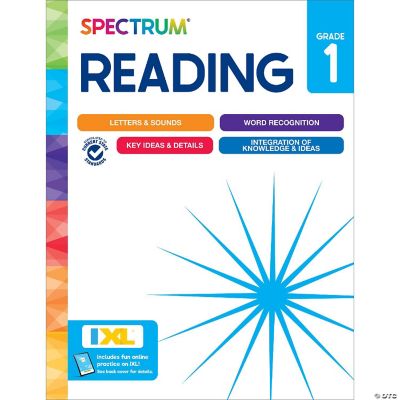 Spectrum Grade 1 Reading Workbook, Reading Comprehension, 1st Grade ...