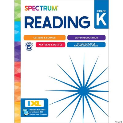 Spectrum Reading Kindergarten Workbooks, Kindergarten Workbook With ...