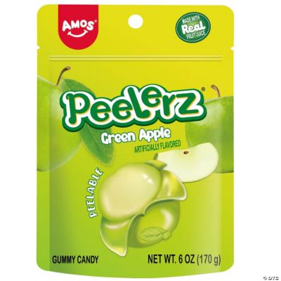 6 oz. Peelerz® Green Apple-Flavored Peelable Chewy Gummy Candy – 24 Pc ...