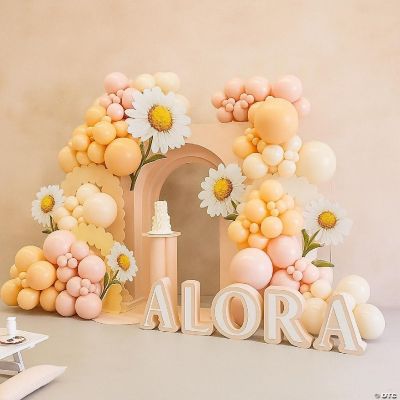 Blush Pink Balloon Garland Kit, Double-Stuffed Pastel Balloons 119 Pcs ...