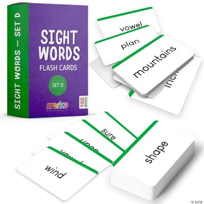 merka Sight Words Flash Cards 1st Grade Learn To Read Reading Flash ...