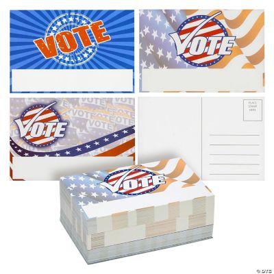 120 Pack Patriotic Postcards for Voters, Get Out the Vote Cards ...