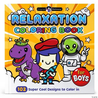 Arts and Crafts Relaxation Coloring Books - 102 Pages to Color in, Half ...