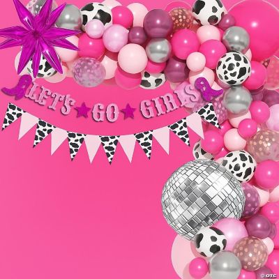 Disco Cowgirl Balloon Garland Kit with Western, Hot Pink & 2000s Theme ...
