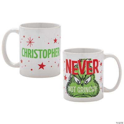 11 oz. Personalized Dr. Seuss™ Never Not Grinchy Coffee Mug | Oriental ...