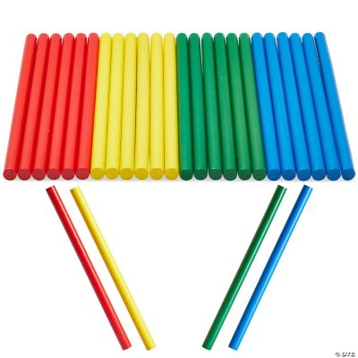 24 Pack of Rhythm Sticks for Kids Bulk - 8 inches Wooden Lummi Sticks ...