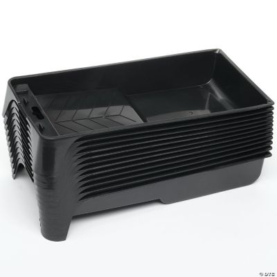 12 Pack 4 Inch Paint Tray Pans with Liners for Rollers, Disposable ...
