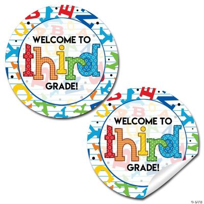 Alphabet Welcome To 3rd Grade Back to School Stickers by AmandaCreation ...