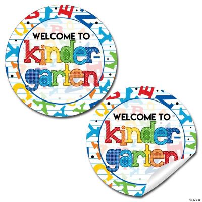 Alphabet Welcome To Kindergarten Back to School Stickers by ...