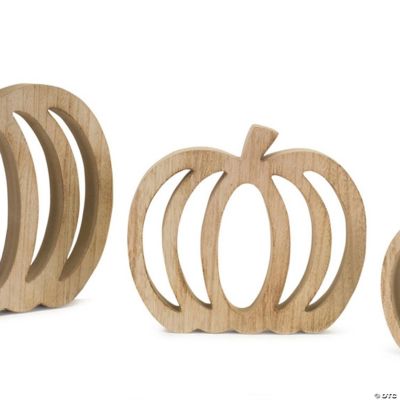 Edge Collections - 5.5" x 9.5" - Natural - Decorative Pumpkin Cut-Outs ...