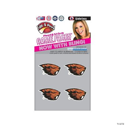 Fan-A-Peel - 1.25" - Orange - Oregon State Glitter Peel & Stick ...