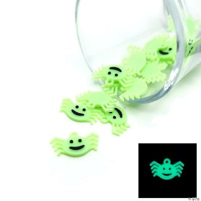 4 Pcs Halloween Glow Spider Charms | Oriental Trading