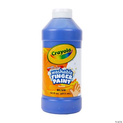 Crayola Washable Finger Paint, Blue, 16 oz | Oriental Trading