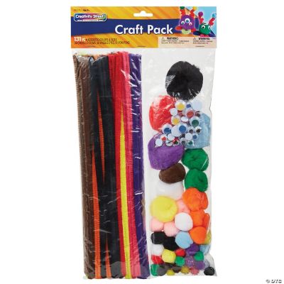 Creativity Street Craft Pack, Stems, Poms, Wiggle Eyes, 131 Pieces ...