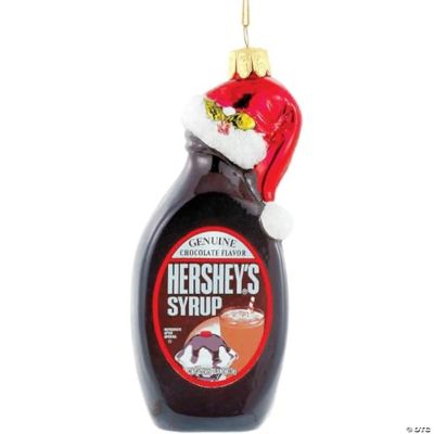 Kurt Adler Glass Ornament for Christmas Tree, Hershey Syrup Bottle ...