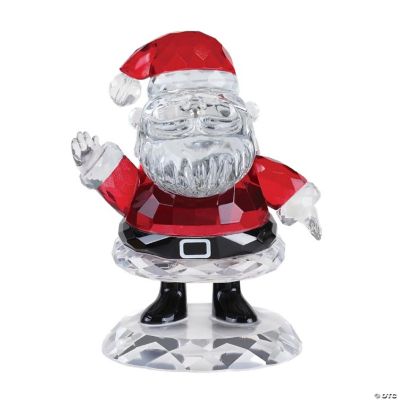 Old World Christmas Crystal Figurine for Holiday Decor, Santa Claus ...