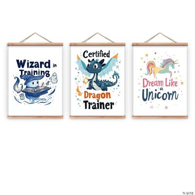 Wizard Mode Set of 3 Magnetic Wood Frame Hanger by Dancing Littles ...