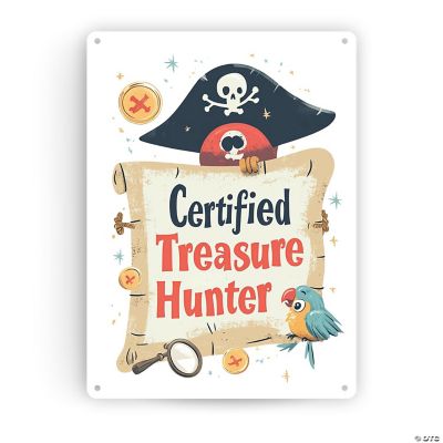 Certified Treasure Hunter Vertical Tin Sign Wall Decor by Dancing ...