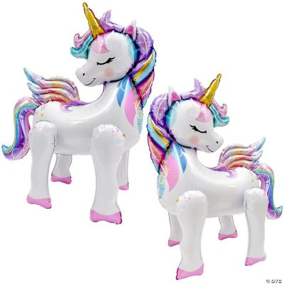 Unicorn Balloon Set 2pcs Balloons for Girls’ Birthday Parties & Magical ...