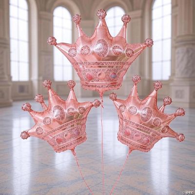 30 Inch Crown Balloons Foil Helium For Birthday Anninversary Christmas ...