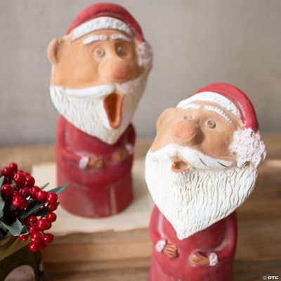 Edge Collections - Red - Joyful Caroling Santa Figurines! | Oriental ...