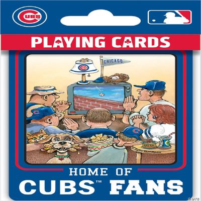 Chicago Cubs Fan Deck Playing Cards - 54 Card Deck | Oriental Trading