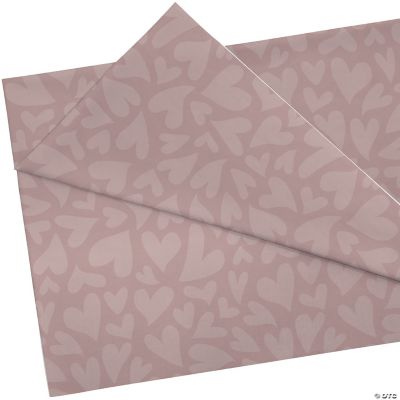 Teacher Created Resources Light Mauve Hearts Creative Class Fabric, 48 ...