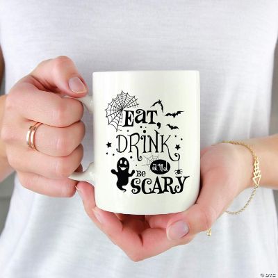 Coffee Mug Eat Drink and be Scary Ghost | Oriental Trading