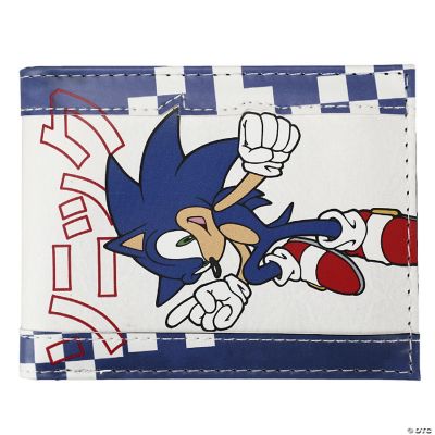 Sonic The Hedgehog Main Character Men's Blue Bifold Wallet | Oriental ...