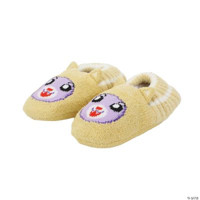 Lanky Box Foxy Youth Brown Slipper Socks S/M | Oriental Trading