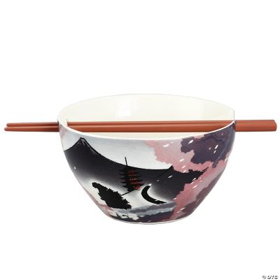 Godzilla 20 oz Ramen Bowl with Chopsticks | Oriental Trading