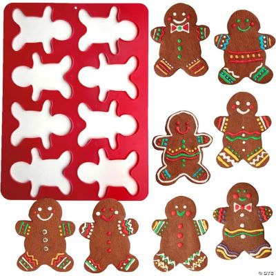 One Smart Cookie: Gingerbread Men Festive Premium Cookie Cutters for ...