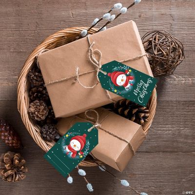 Snowman Merry Christmas To/From Gift Tag | Oriental Trading