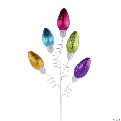 36" Glitter Light Bulb: Bright