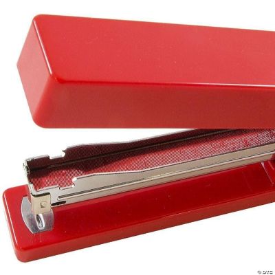 JAM PAPER Office & Desk Sets, 1 Stapler & 1 Pack of Staples, Red, 2 ...