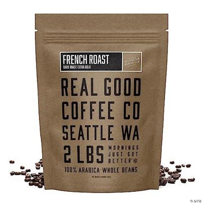 Whole Bean Coffee - Extra Dark French Roast Coffee Beans - 2 Pound Bag ...