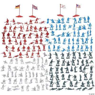 200-Piece Plastic Army Soldiers for Boys - Military Army Guys Figures ...