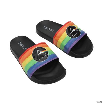 Pink Floyd Dark Side Of The Moon Triangle Artwork On Rainbow Straps ...