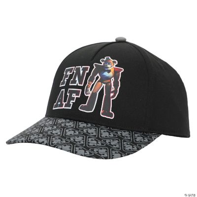 Five Nights at Freddy's AOP Brim Black Baseball Cap | Oriental Trading