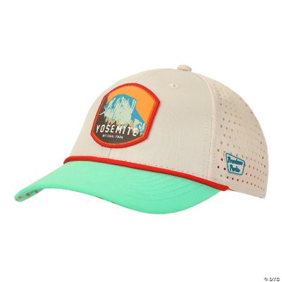 Yosemite National Park Cream and Teal 6-Panel Unstructured Hat ...