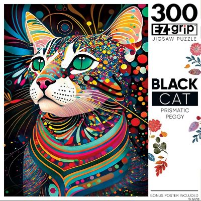 Black Cats - Prismatic Peggy 300 Piece EZ Grip Jigsaw Puzzle | Oriental ...