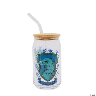 Harry Potter Ravenclaw House Mascot Glass Tumbler With Bamboo Lid and ...