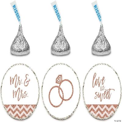 216Pcs Rose Gold Glitter Love is Sweet | Oriental Trading