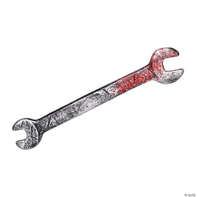 Blood Splattered Wrench 15 Inch Foam Adult Costume Accessory | Oriental ...