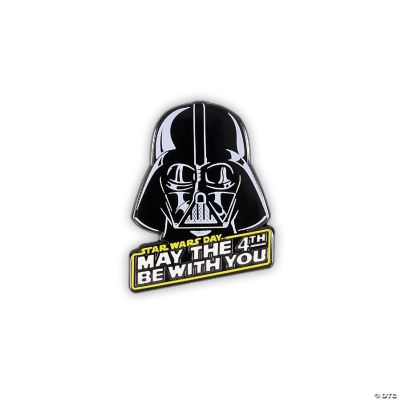 Star Wars May The 4th Darth Vader Helmet Enamel Pin | Oriental Trading