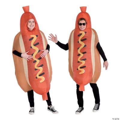 Inflatable Hot Dog Adult Costume One Size | Oriental Trading