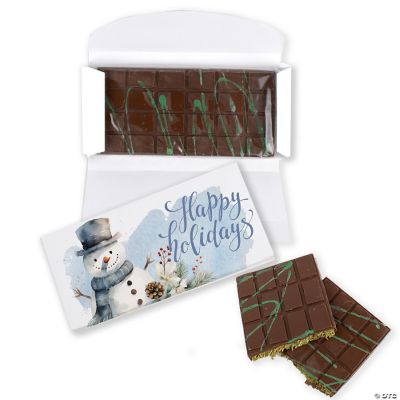 6 Count Happy Holidays Dubai Chocolate Bar Party Favors For Gifting ...