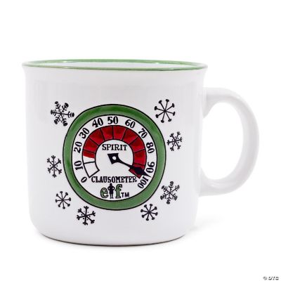 Elf "Spirit Clausometer" Ceramic Camper Mug Holds 20 Ounces | Oriental ...