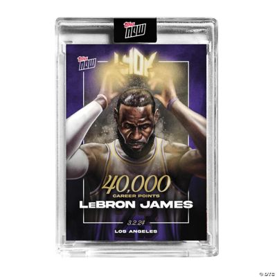 2023-24 TOPPS NOW Basketball Card 40k Points LeBron James LJ-40K ...