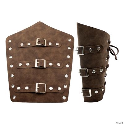 Medieval Faux Leather Adult Costume Arm Cuffs | Oriental Trading